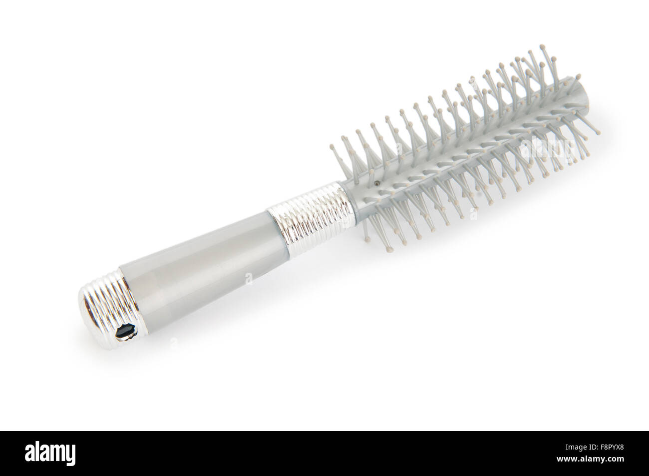Grey comb isolated on the white background Stock Photo - Alamy