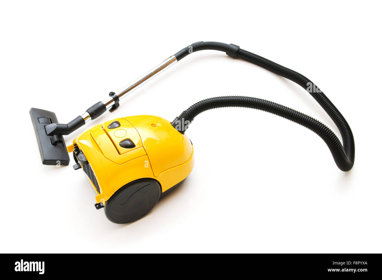 Vacuum cleaner isolated on the white background Stock Photo - Alamy