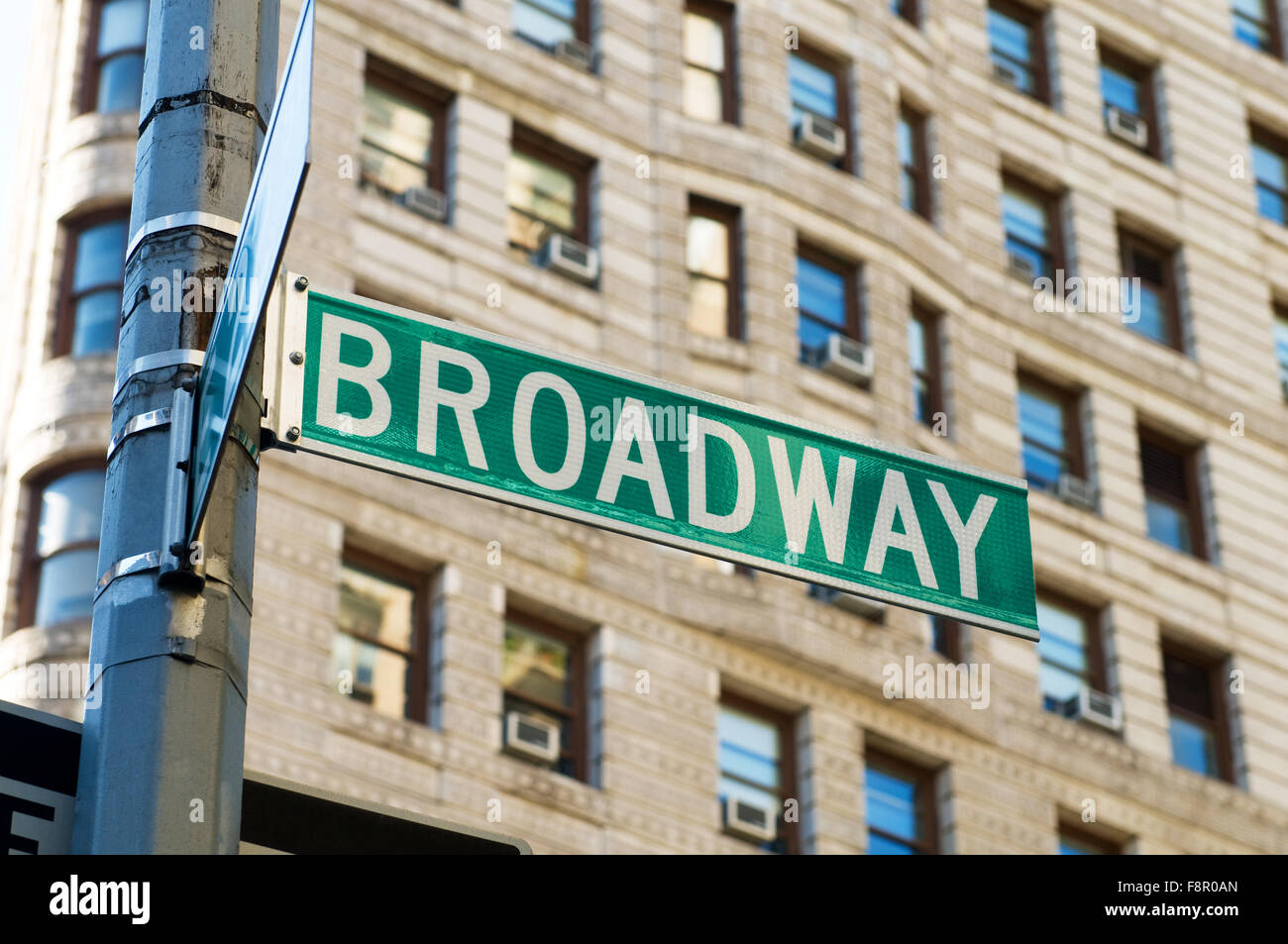 Famous broadway street signs in downtown New York Stock Photo - Alamy