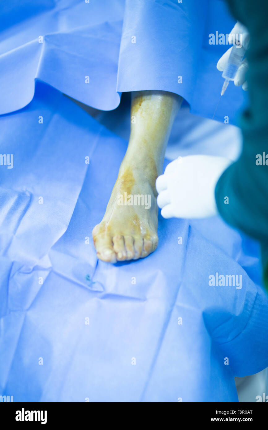Hospital emergency orthopedics and traumatology surgery operating room ...