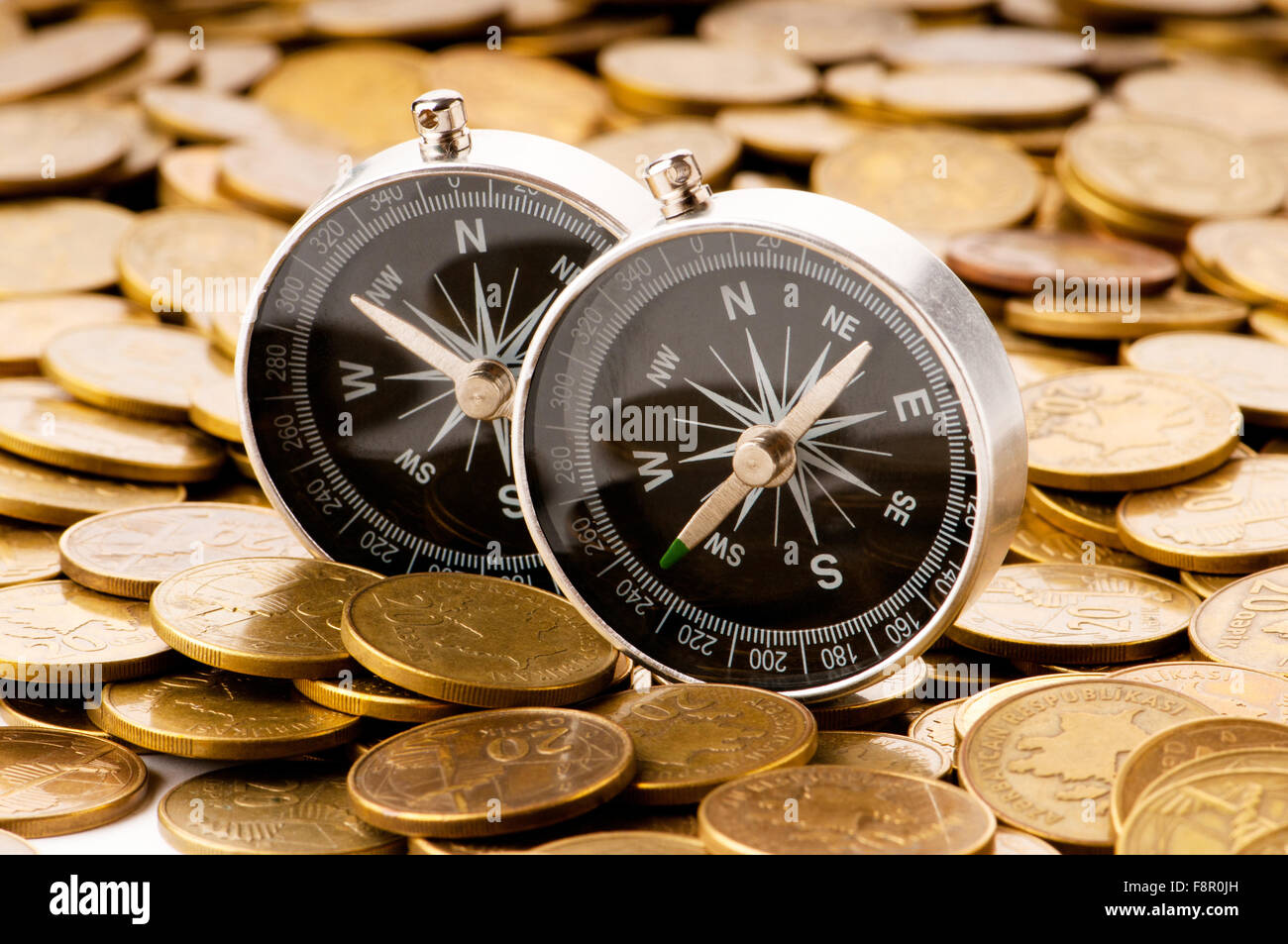 Financial concept - navigating in difficult times for markets Stock ...