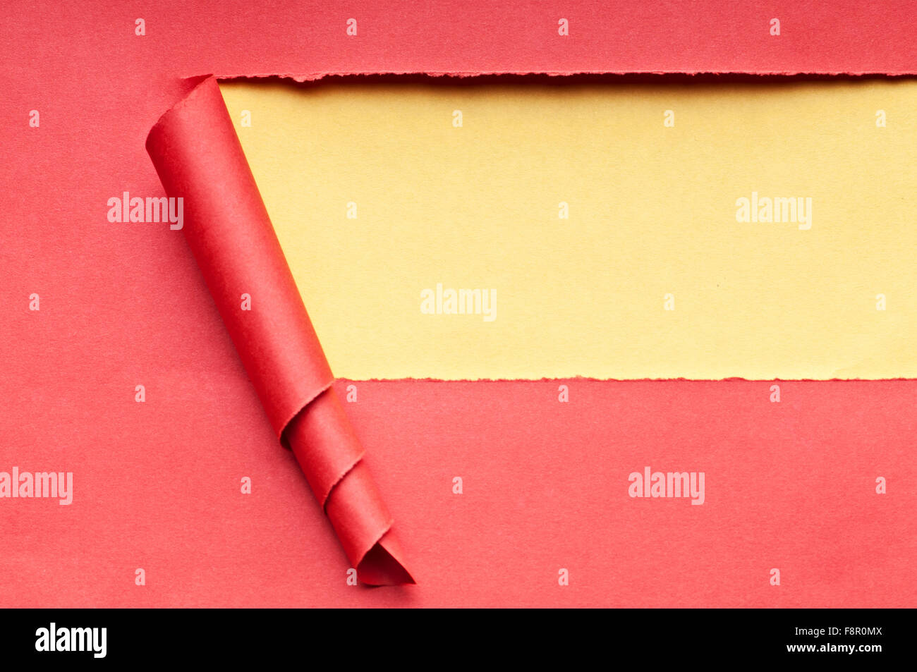 Torn paper with space for your message Stock Photo - Alamy
