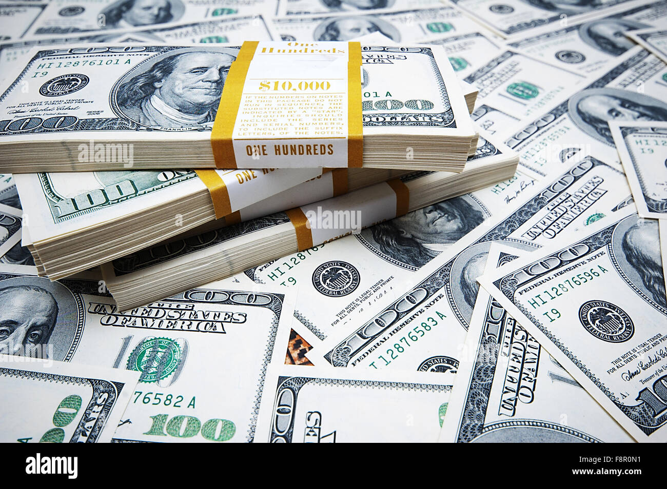 Background made of many dollars Stock Photo - Alamy