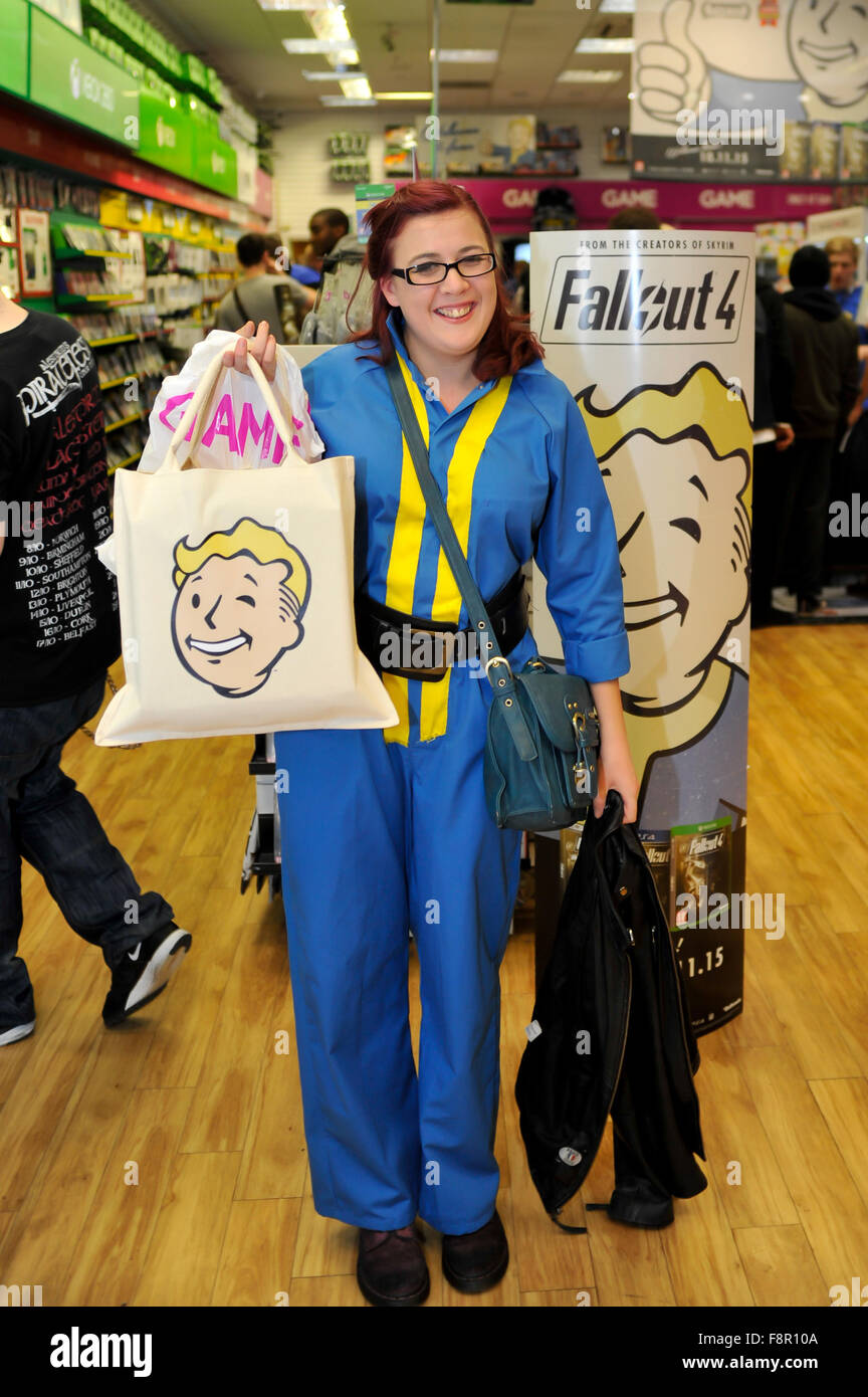 'Fallout 4' video game launch at the GAME store in the Bullring ...
