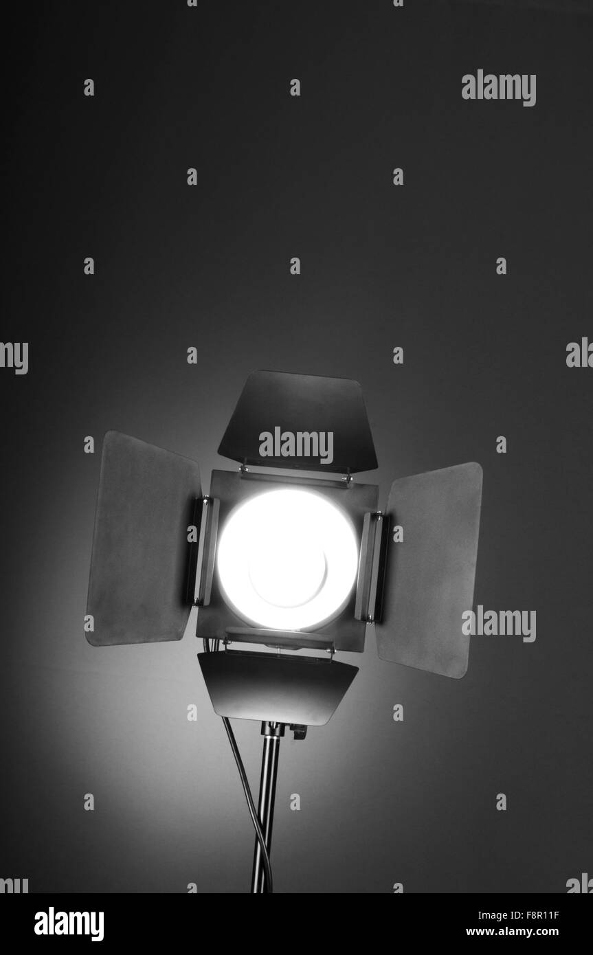 Projector lights wtih space for your text Stock Photo - Alamy