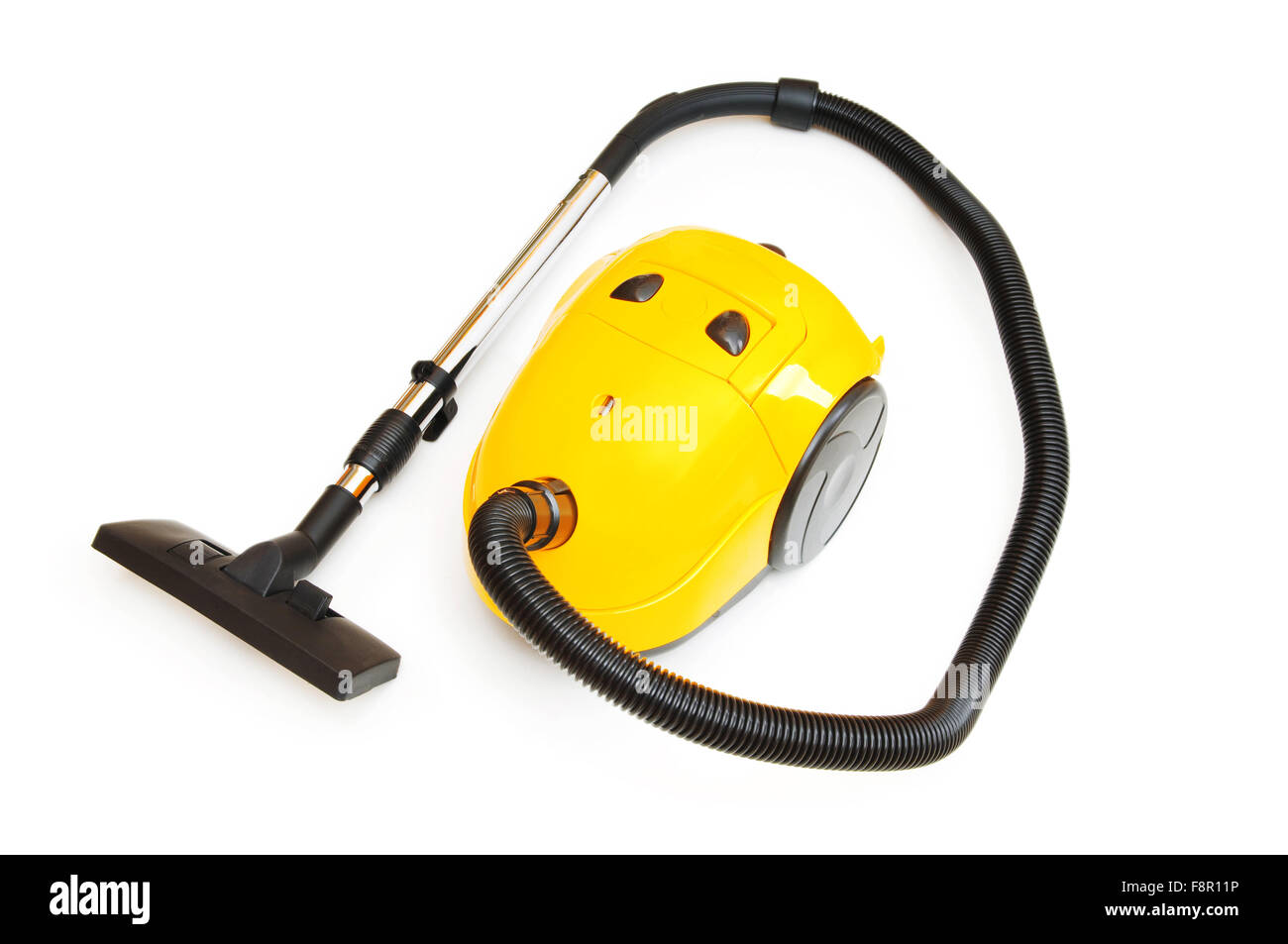 Vacuum cleaner isolated on the white background Stock Photo - Alamy