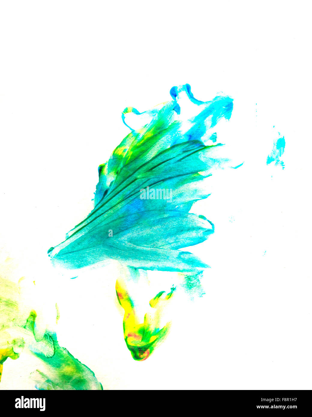 Abstract oil paint. Brush strokes on canvas closeup. Colorful palette ...