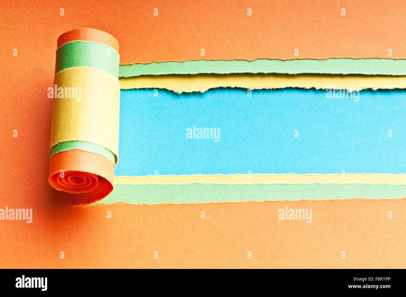 Torn paper with space for your message Stock Photo - Alamy