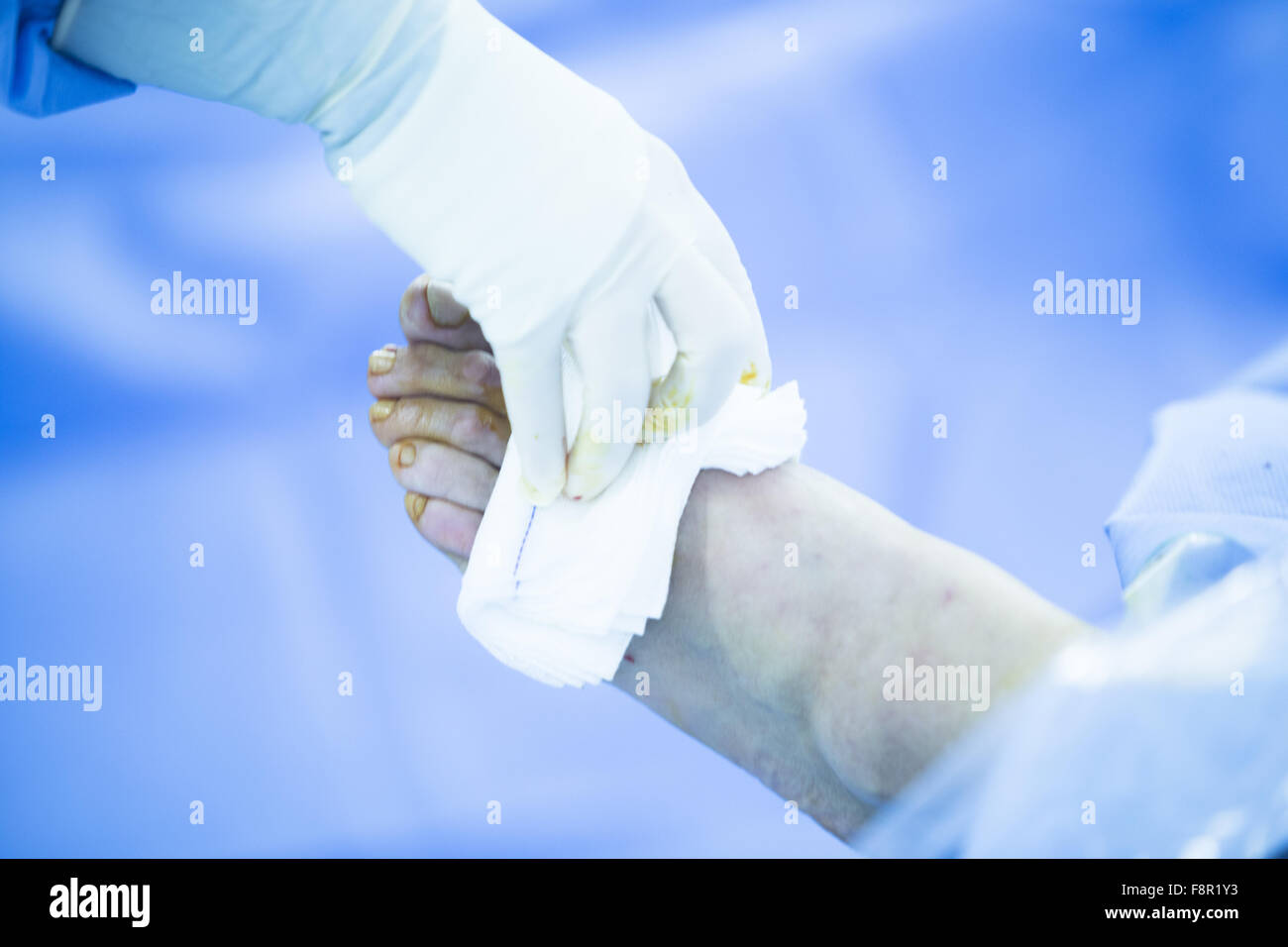 Hospital emergency orthopedics and traumatology surgery operating room ...