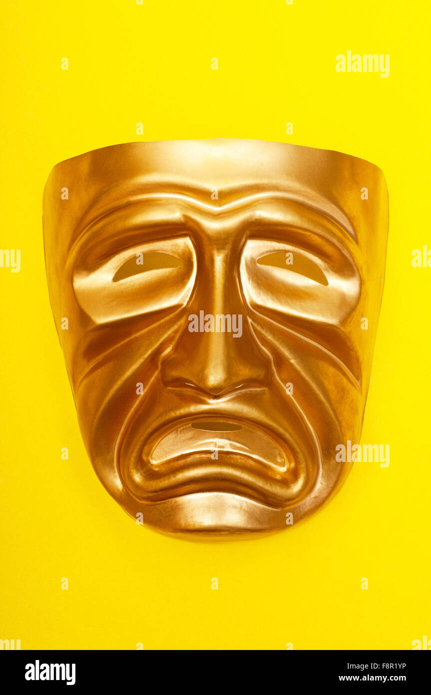 Masks with the theatre concept Stock Photo - Alamy