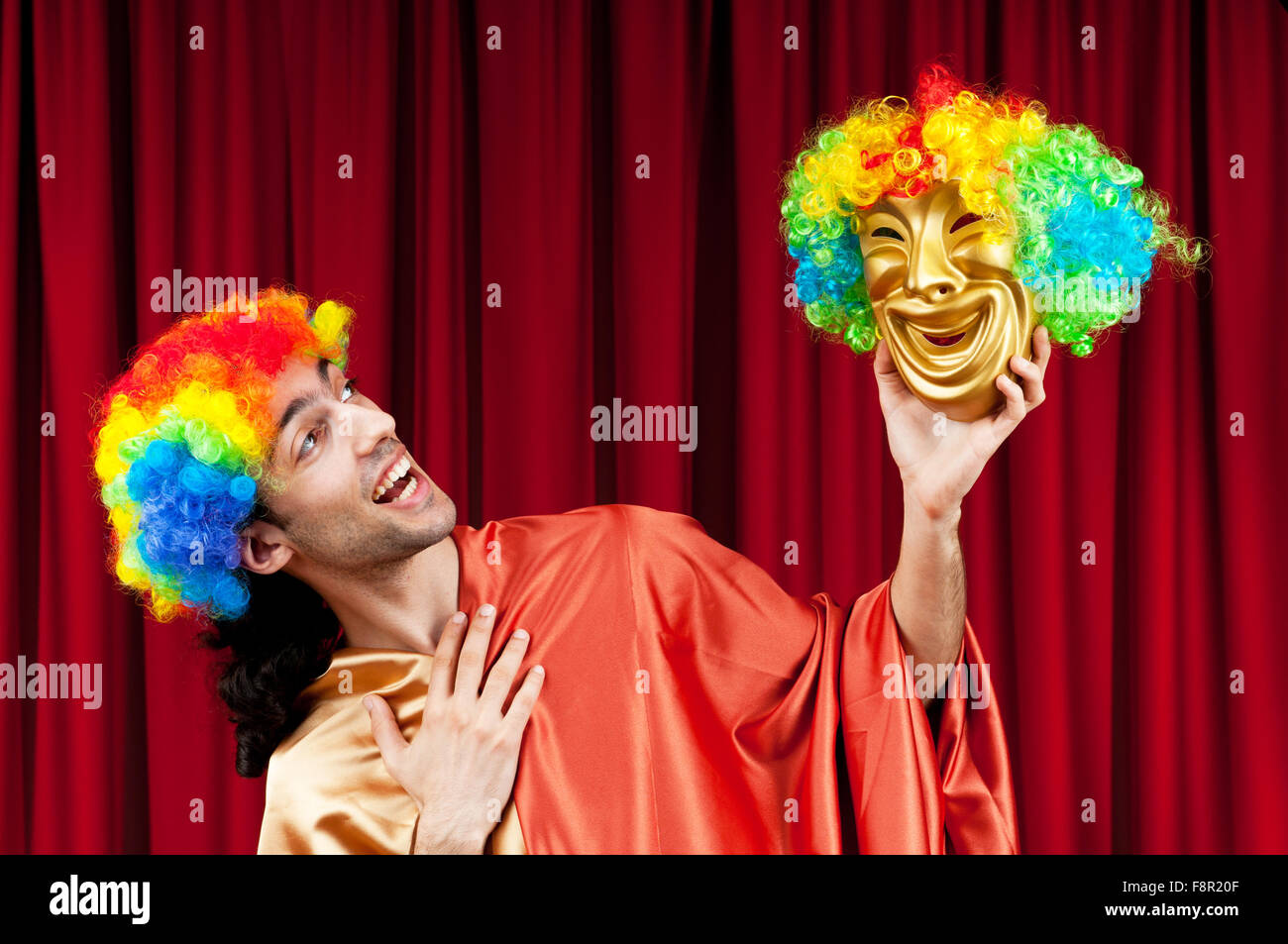 Funny face acting in play hi-res stock photography and images - Alamy