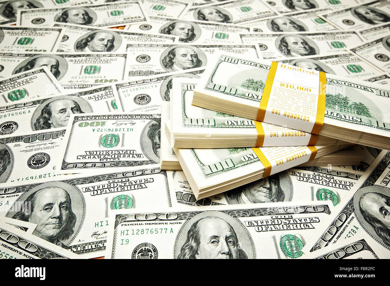 Background made of many dollars Stock Photo - Alamy