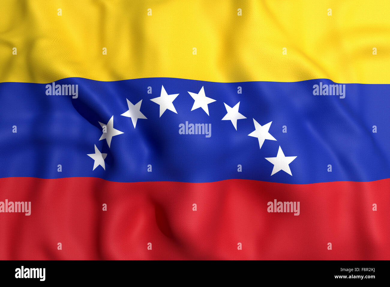3d rendering of a venezuela flag waving Stock Photo - Alamy