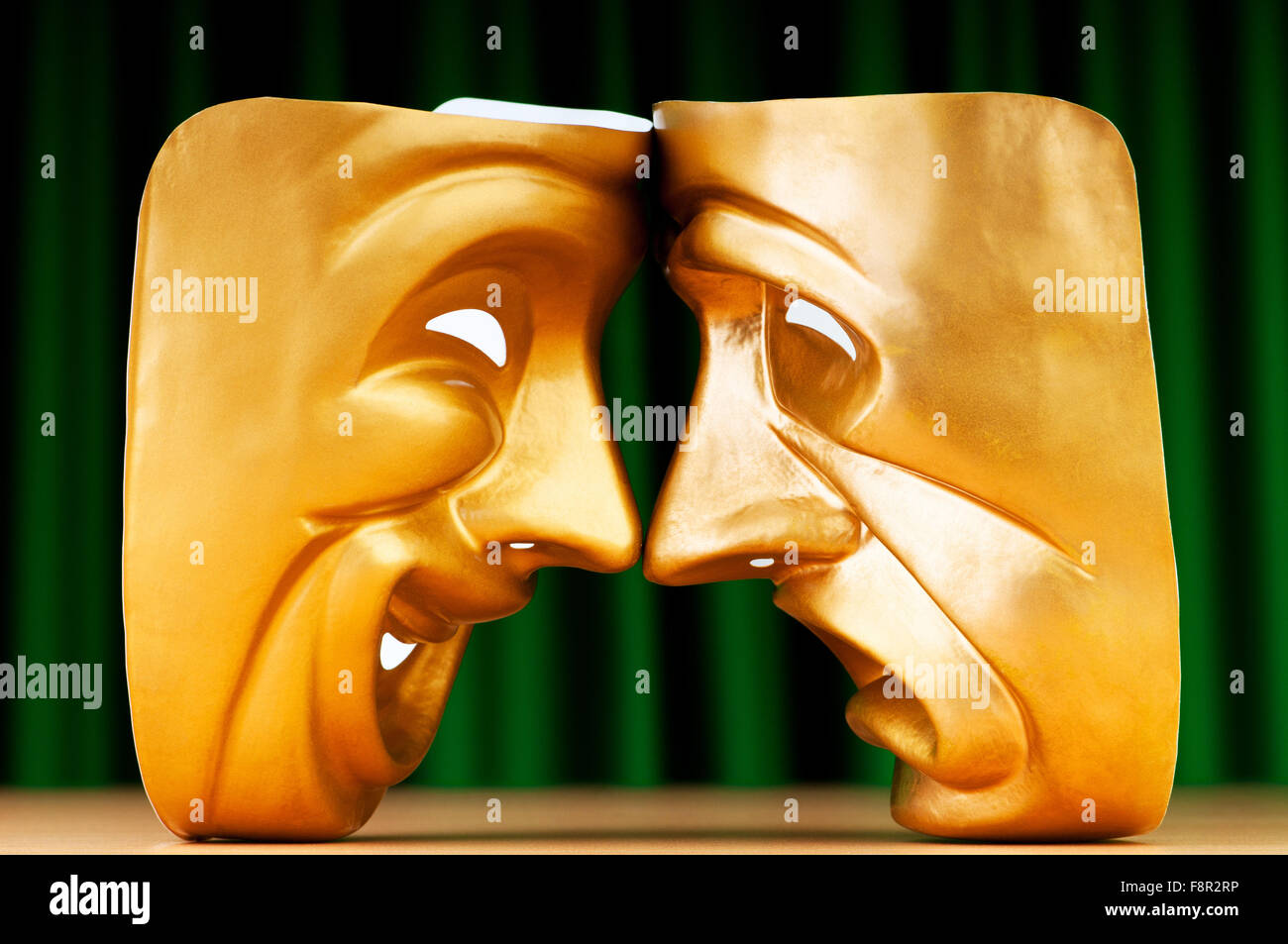 Masks with the theatre concept Stock Photo - Alamy