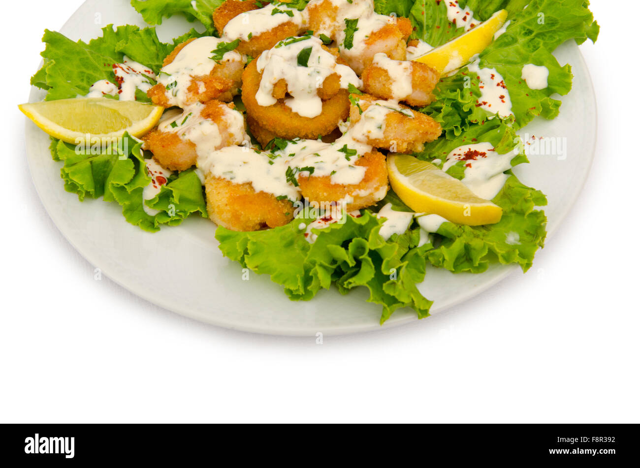 Chicken piecies on the plate Stock Photo - Alamy