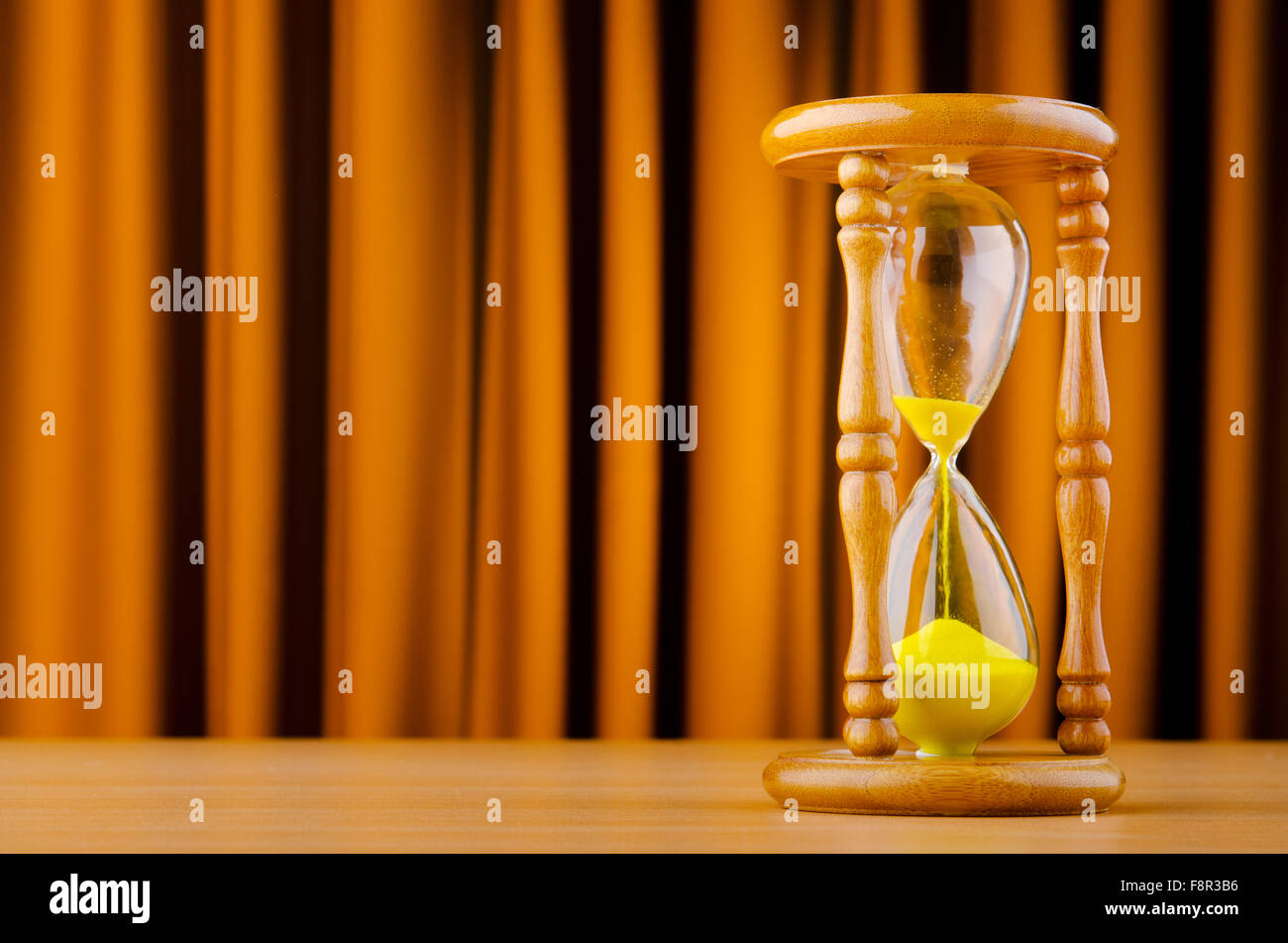 Time concept with hour glass Stock Photo - Alamy