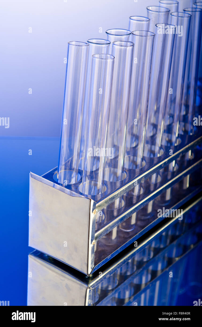 Chemical tubing at gradient background Stock Photo - Alamy