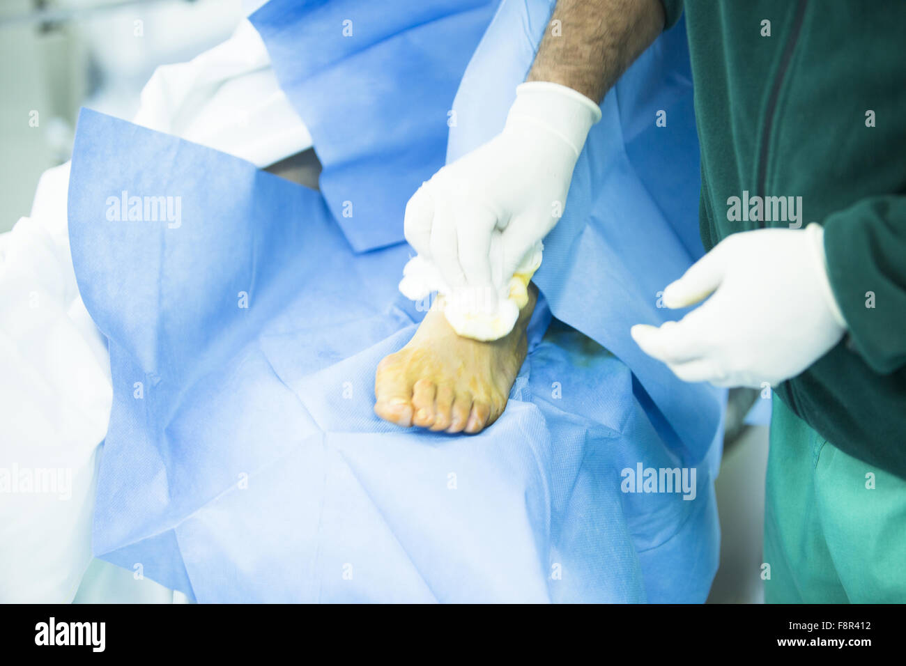 Hospital emergency orthopedics and traumatology surgery operating room ...
