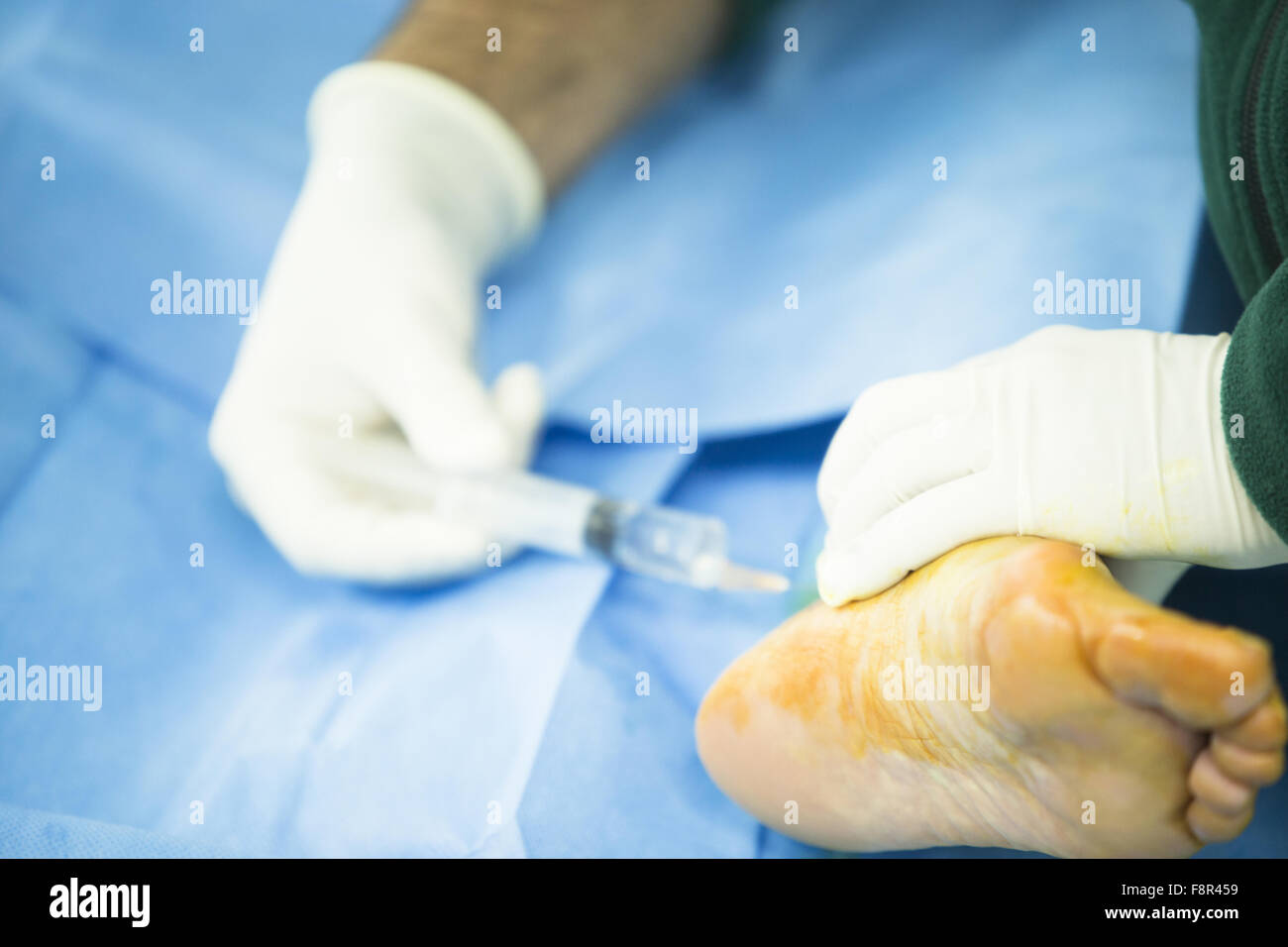 Hospital emergency orthopedics and traumatology surgery operating room ...