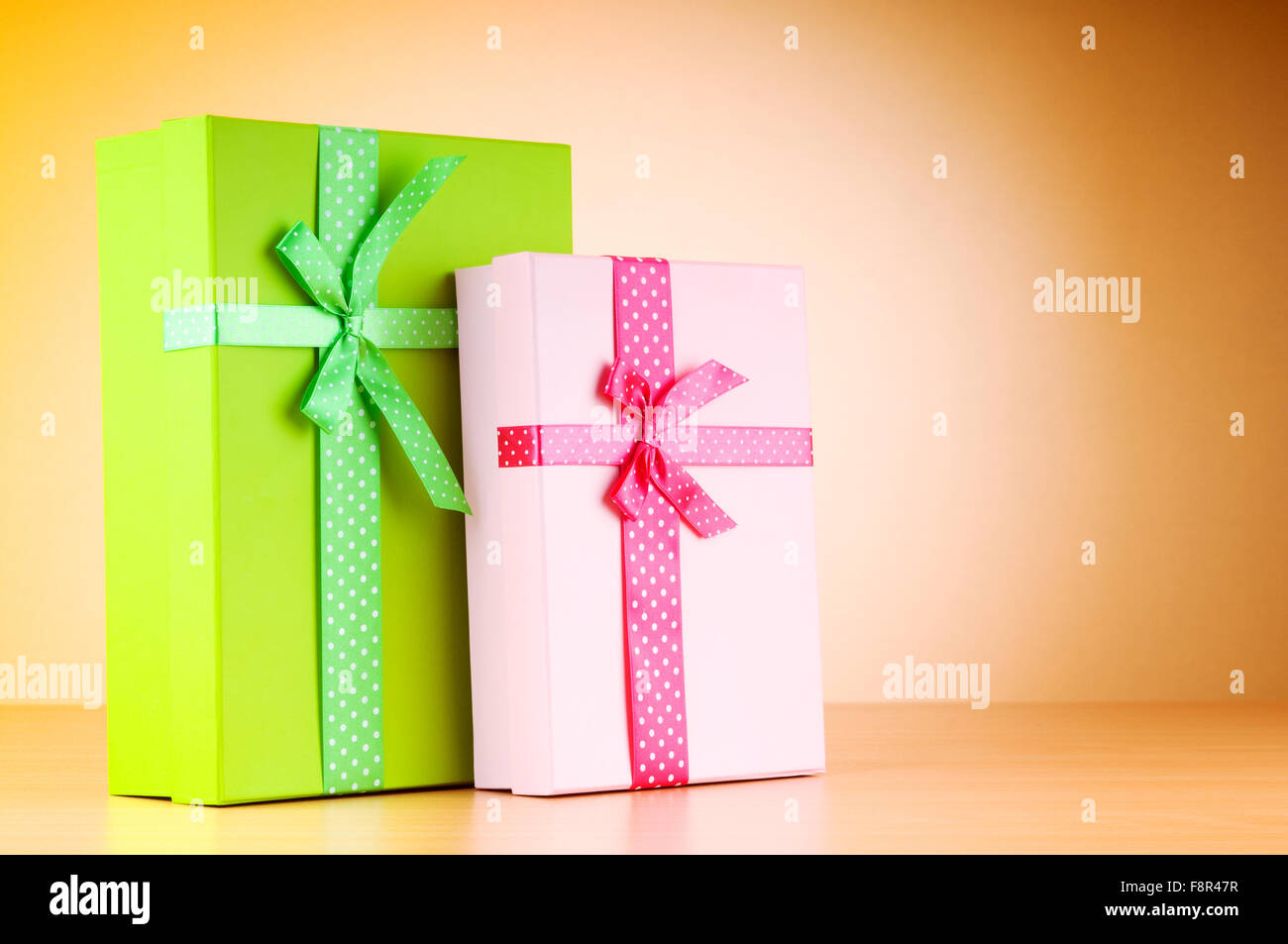 Celebration concept with gift boxes Stock Photo - Alamy