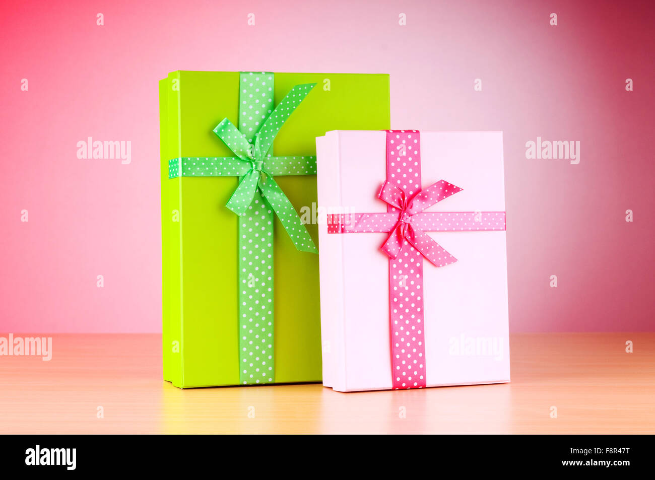 Celebration concept with gift boxes Stock Photo - Alamy