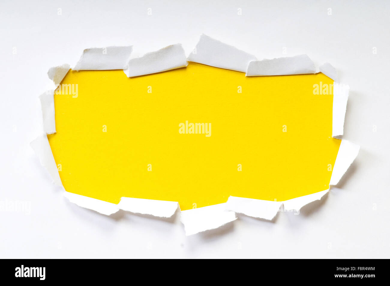 Space for your message on torn paper Stock Photo - Alamy
