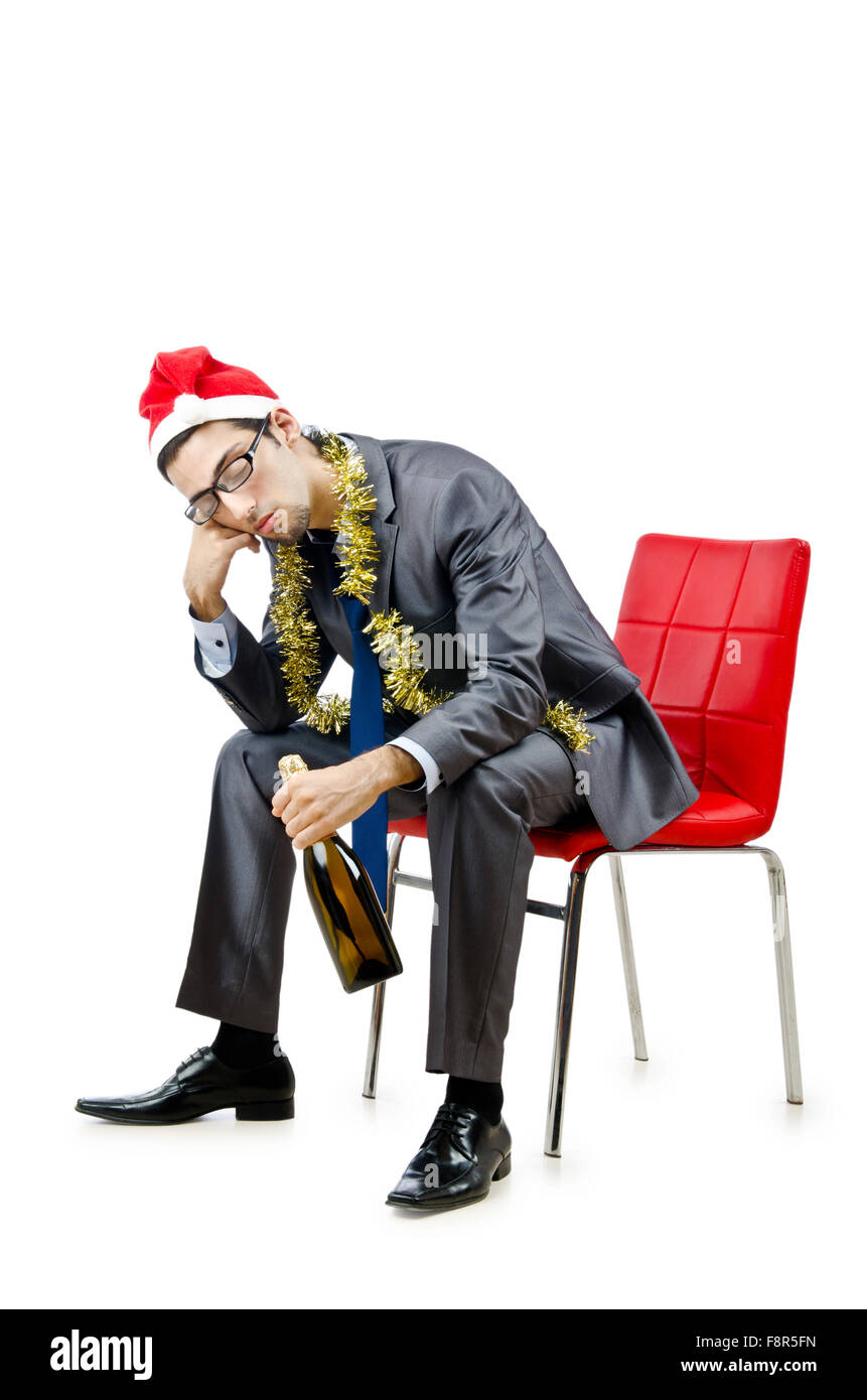 Businessman drunk party Cut Out Stock Images & Pictures - Alamy