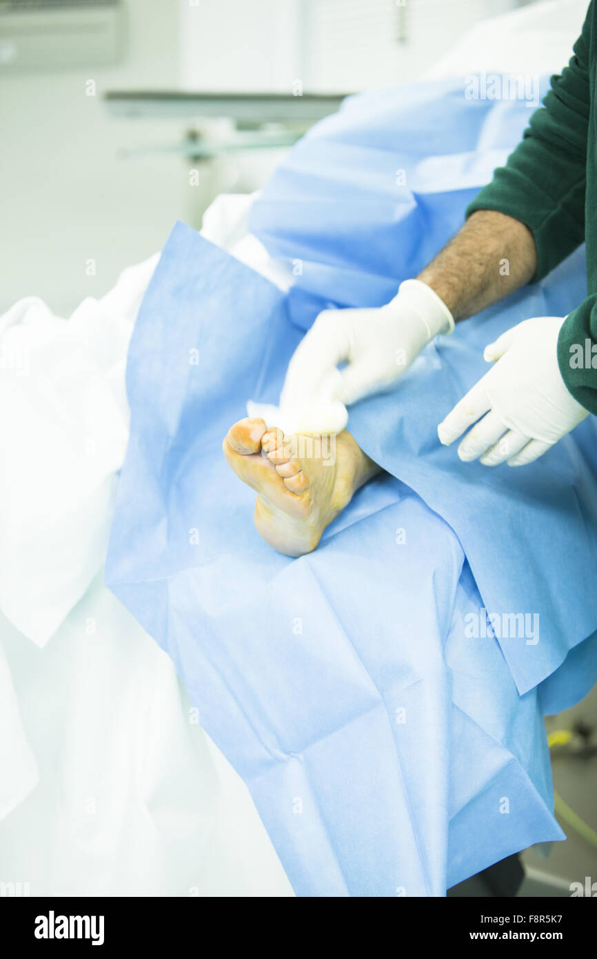 Hospital emergency orthopedics and traumatology surgery operating room ...