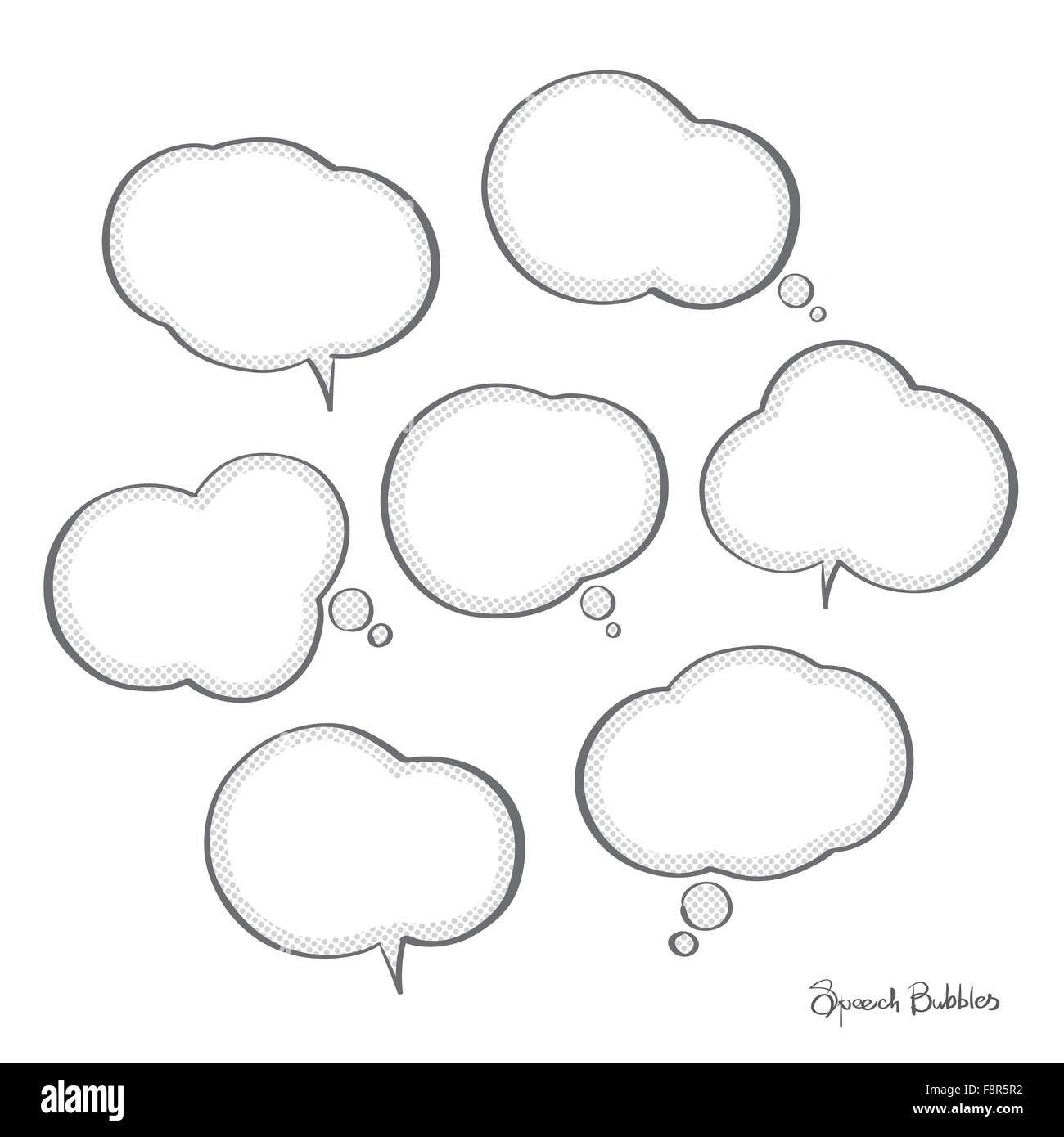 Thought Bubbles Clip Art