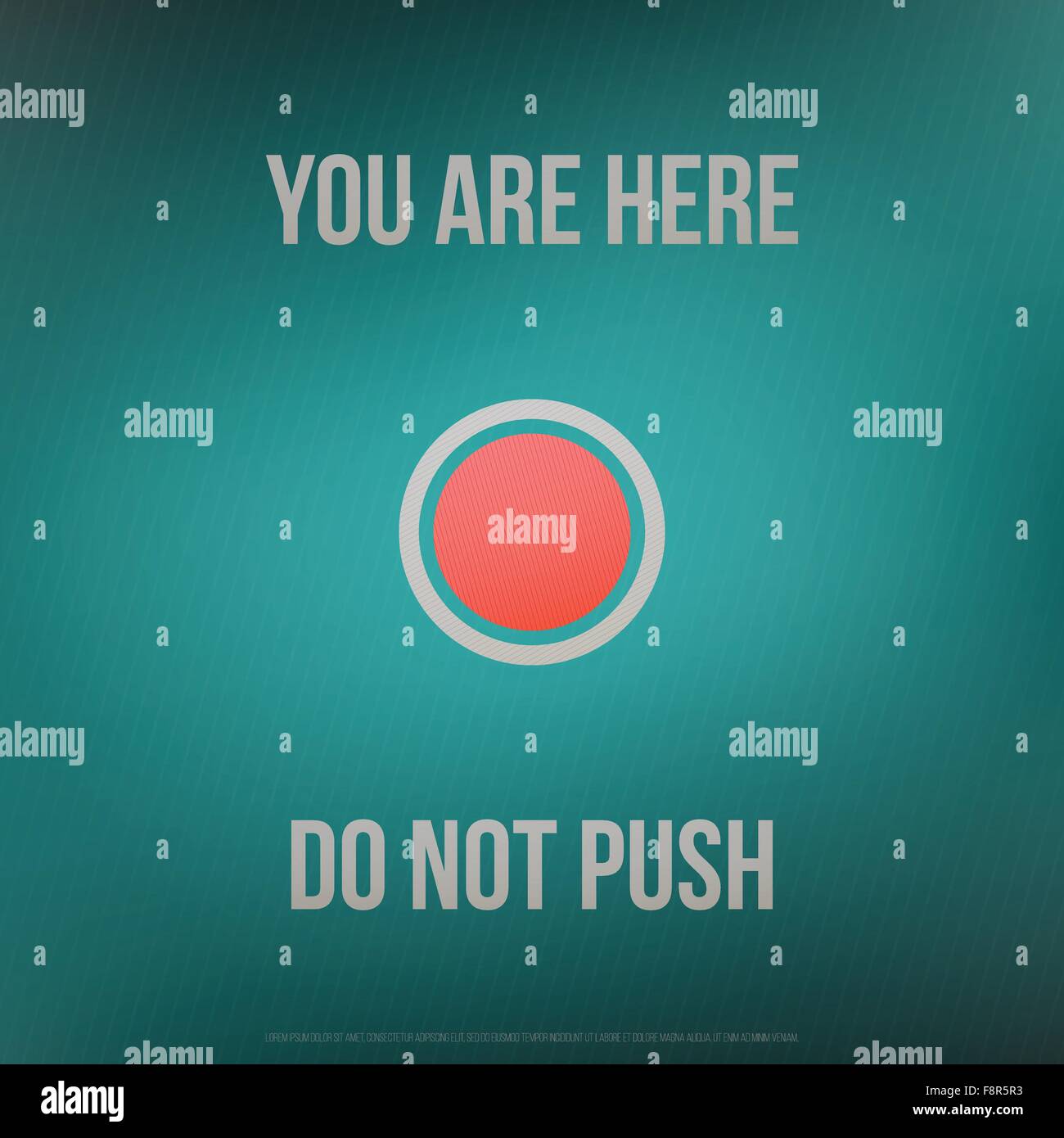 Push text Stock Vector Images - Alamy