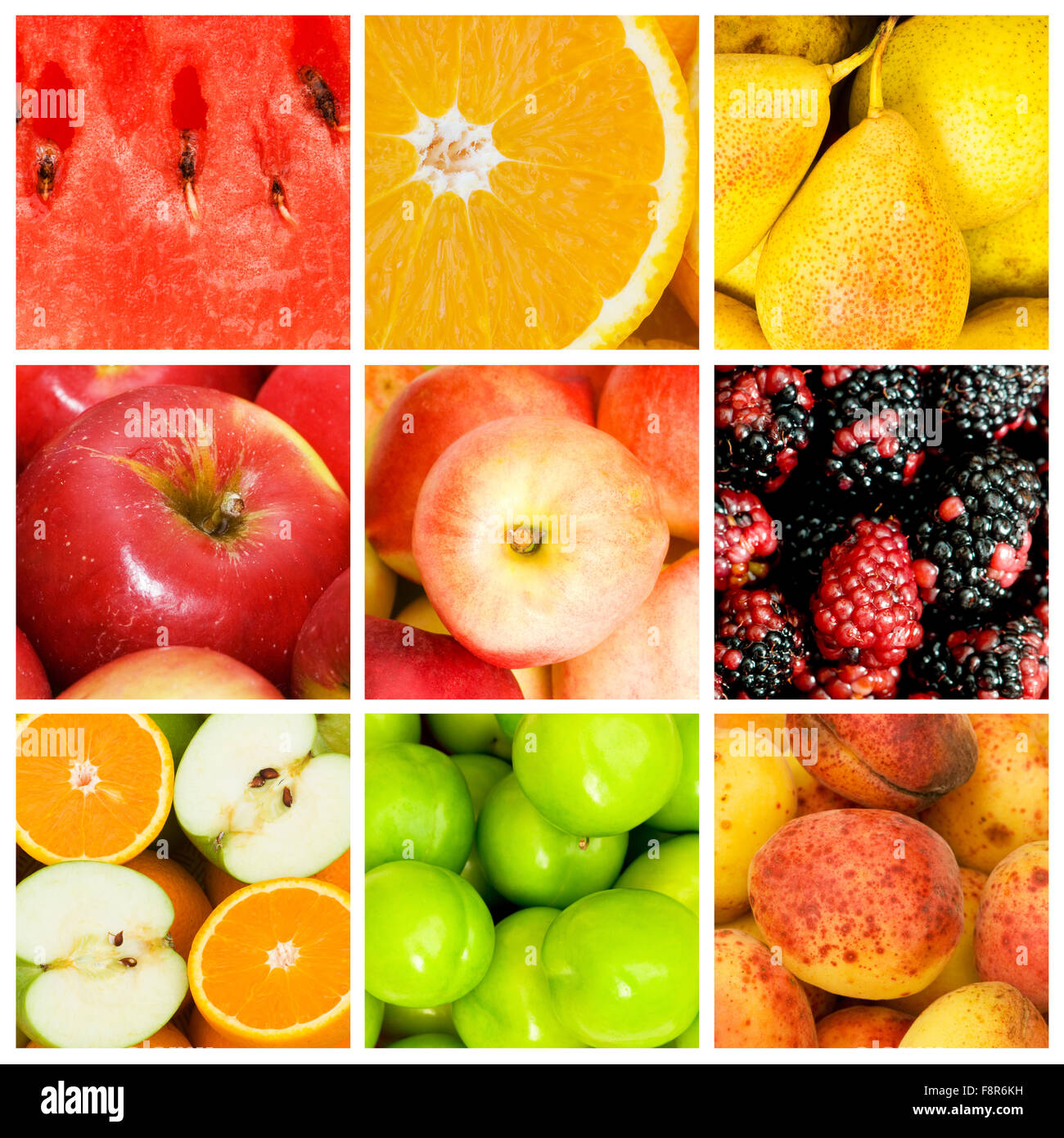 Set of various food items Stock Photo - Alamy