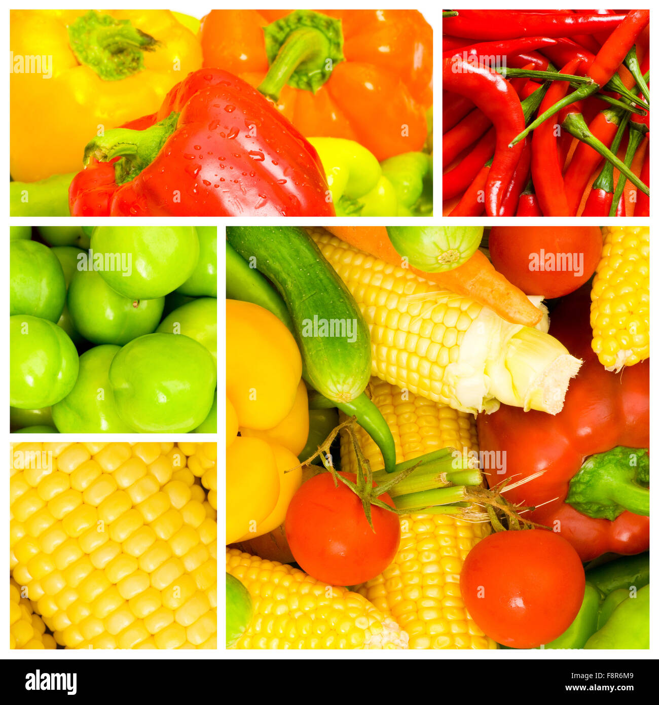 Set of various food items Stock Photo - Alamy