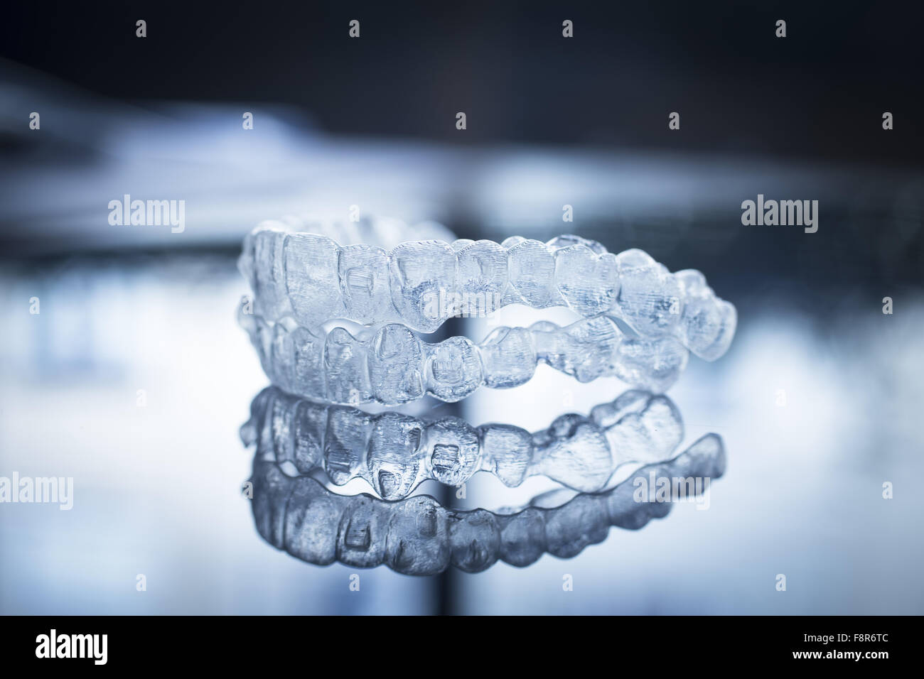 Invisible dental teeth brackets tooth aligners plastic braces dentistry ...