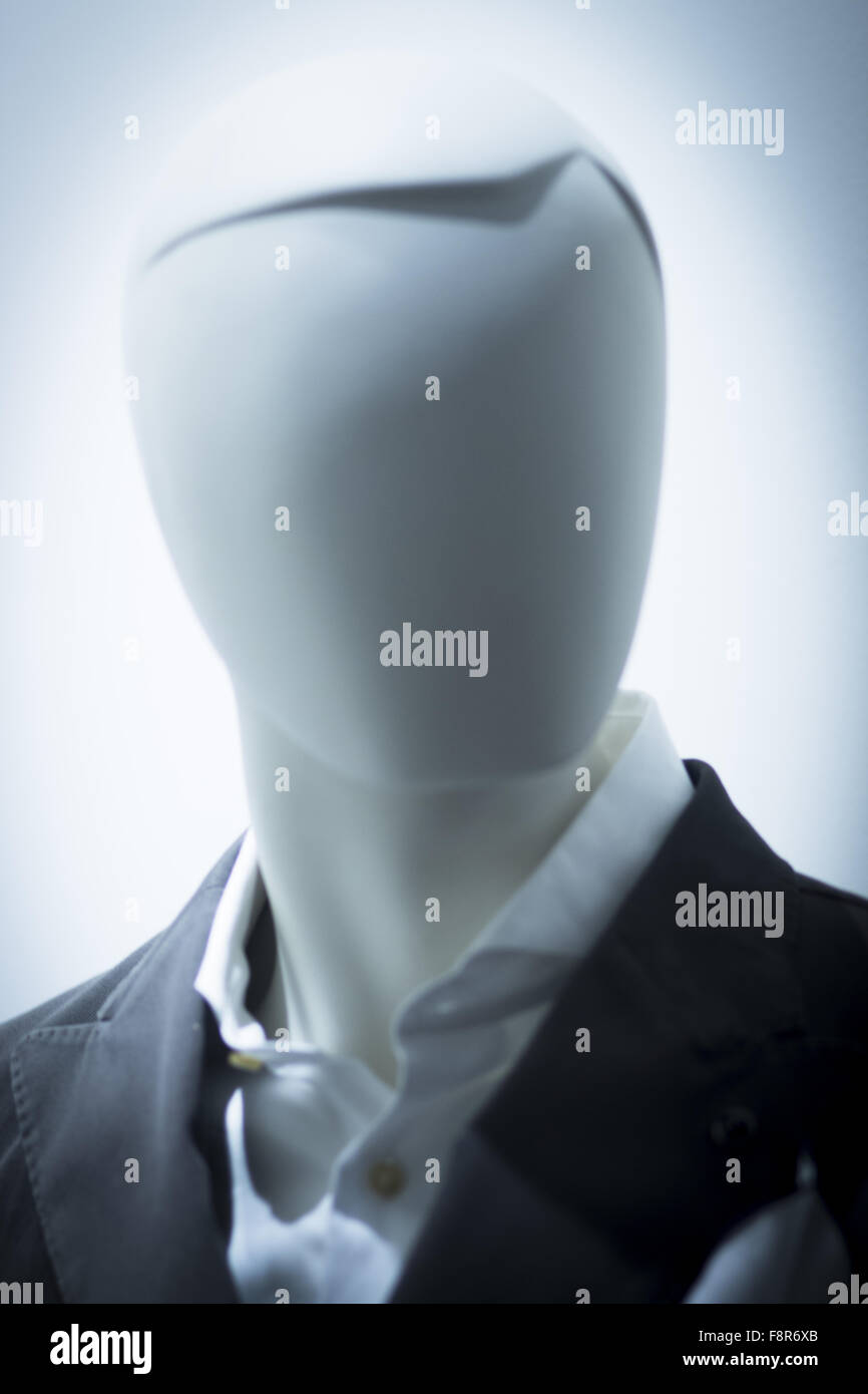 Shop dummy fashion mannequin in department store boutique window ...