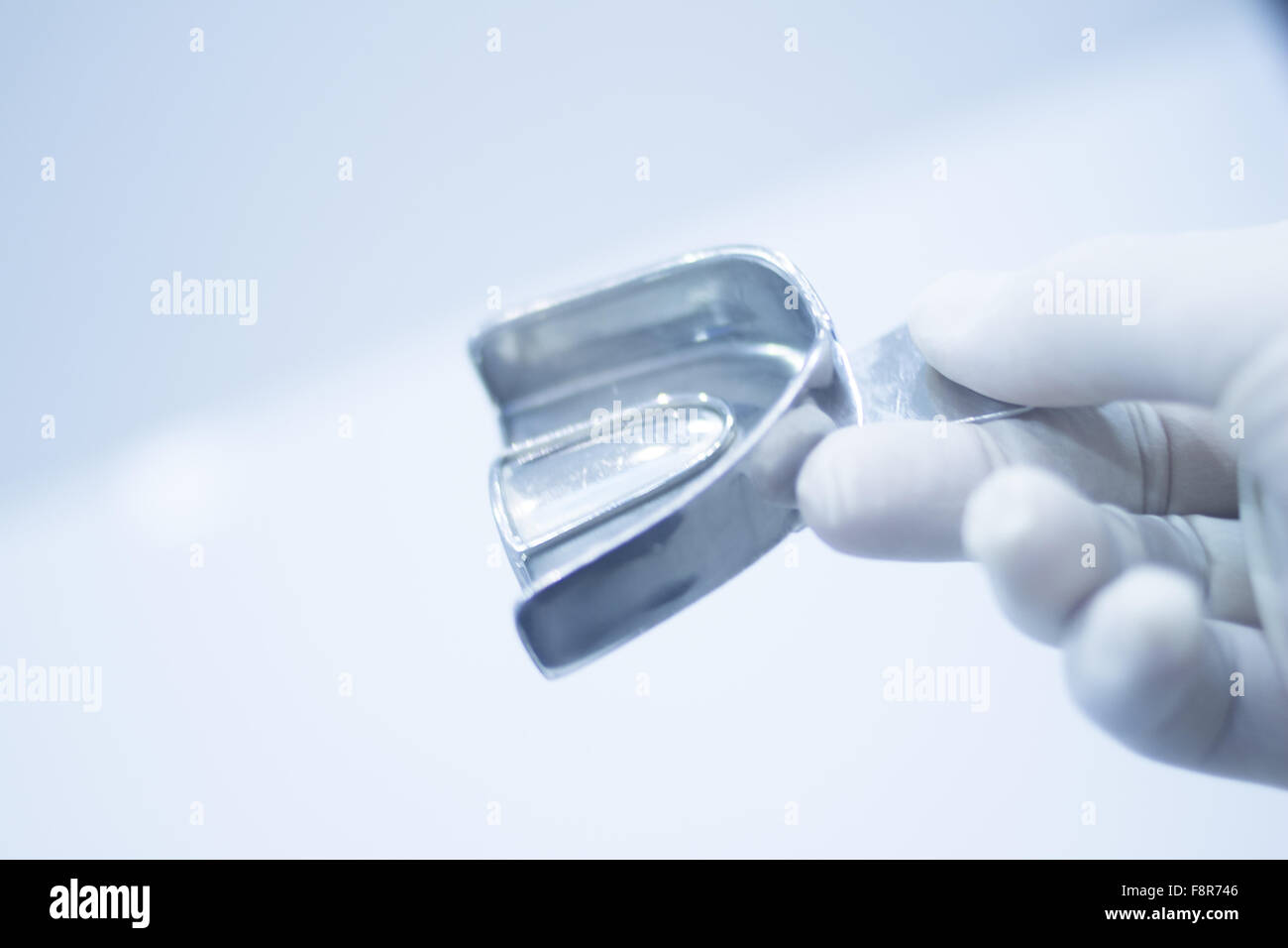 Metal dental mold dentist clay teeth plate ceramic colored cast model ...