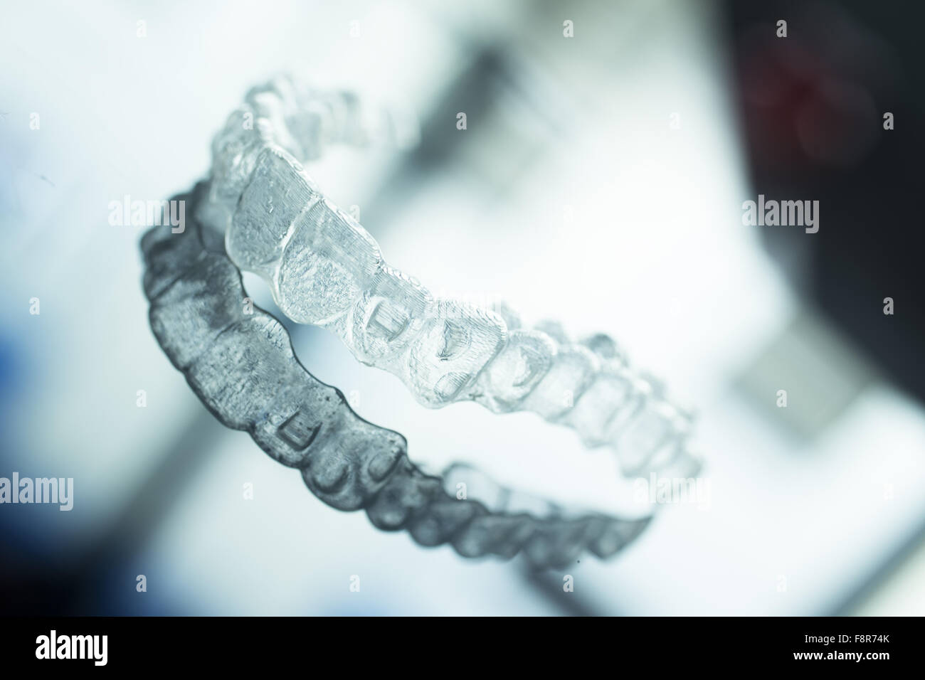 Invisible dental teeth brackets tooth aligners plastic braces dentistry ...