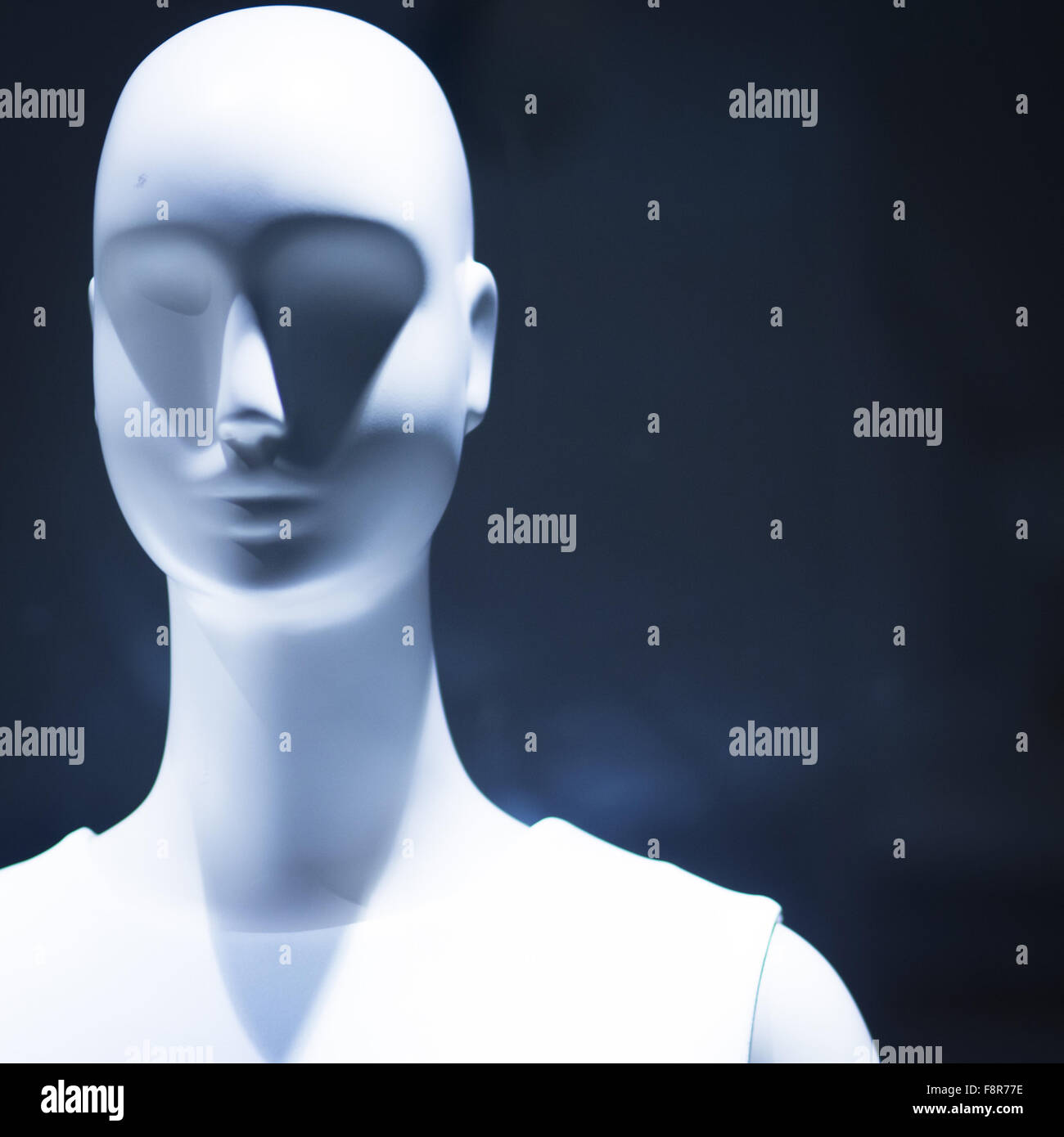 Shop dummy fashion mannequin in department store boutique window ...