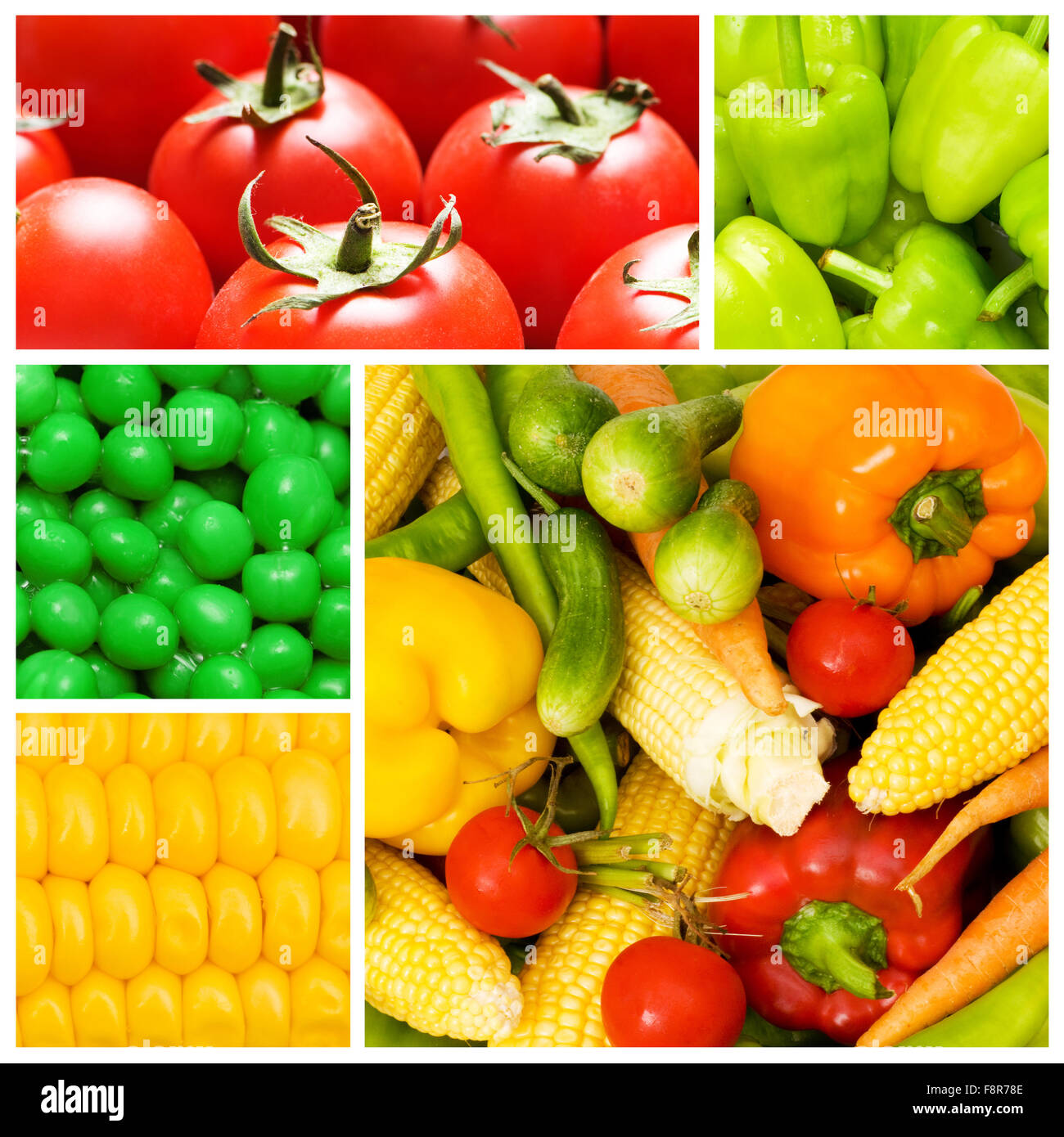 Set of various food items Stock Photo - Alamy