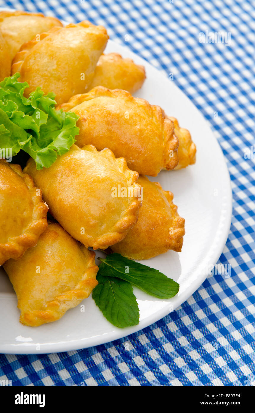 Meat patties in the plate Stock Photo - Alamy