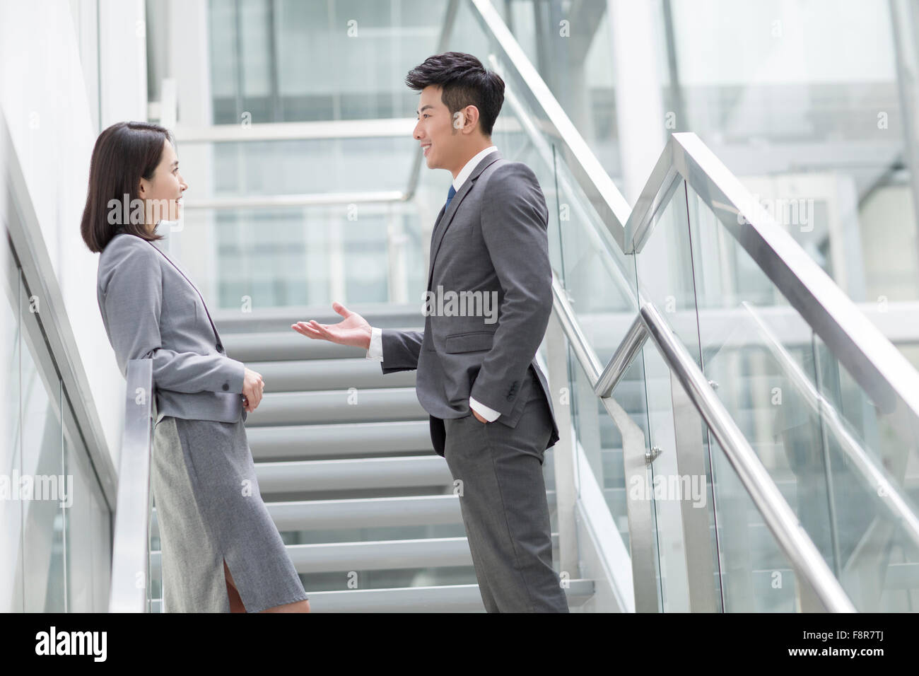 Chinese businessman on city steps hi-res stock photography and images ...