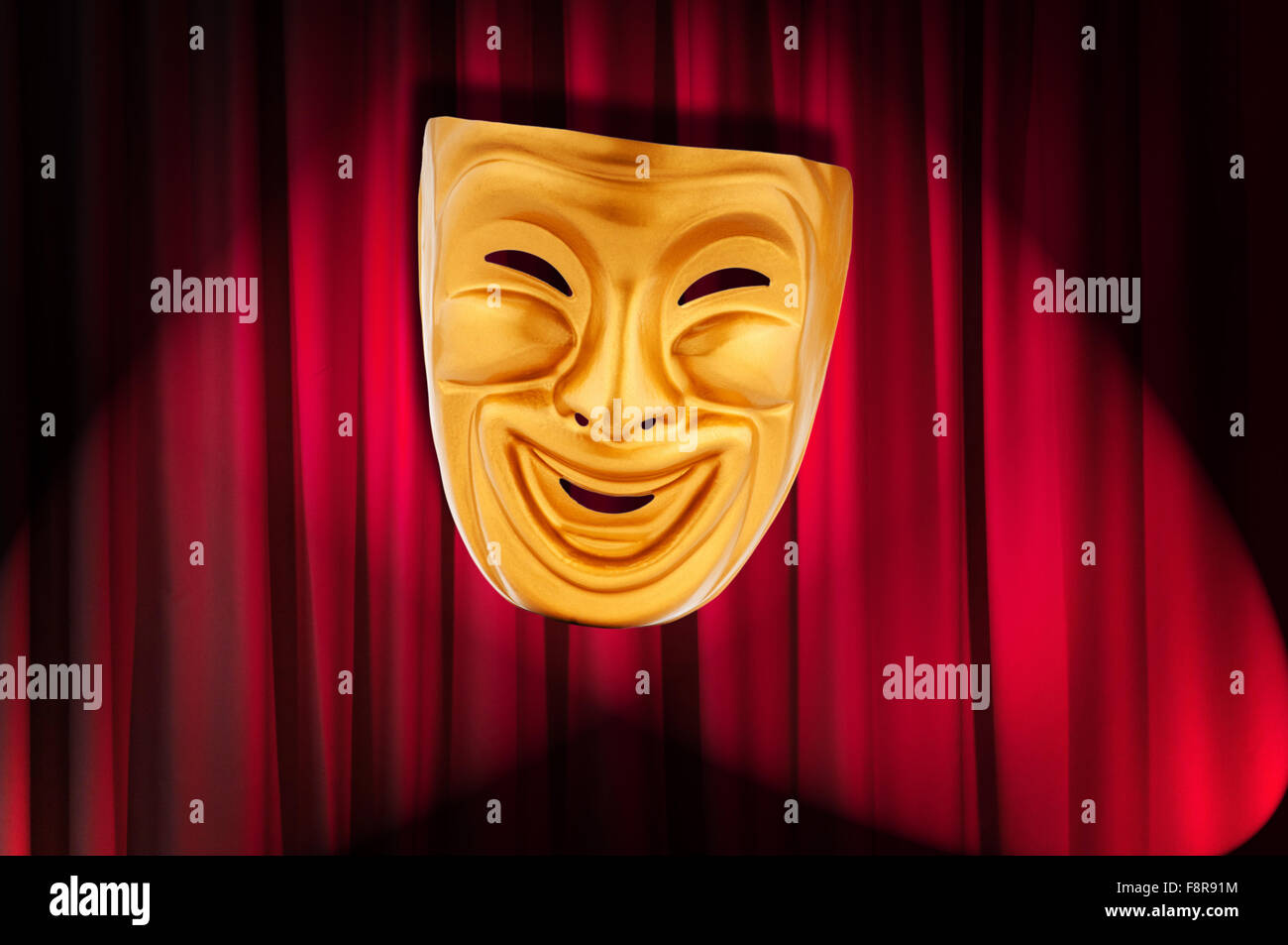 Theatre performance concept with masks Stock Photo - Alamy