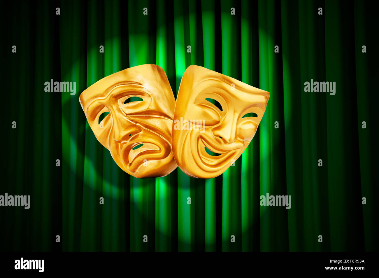 Theatre performance concept with masks Stock Photo - Alamy