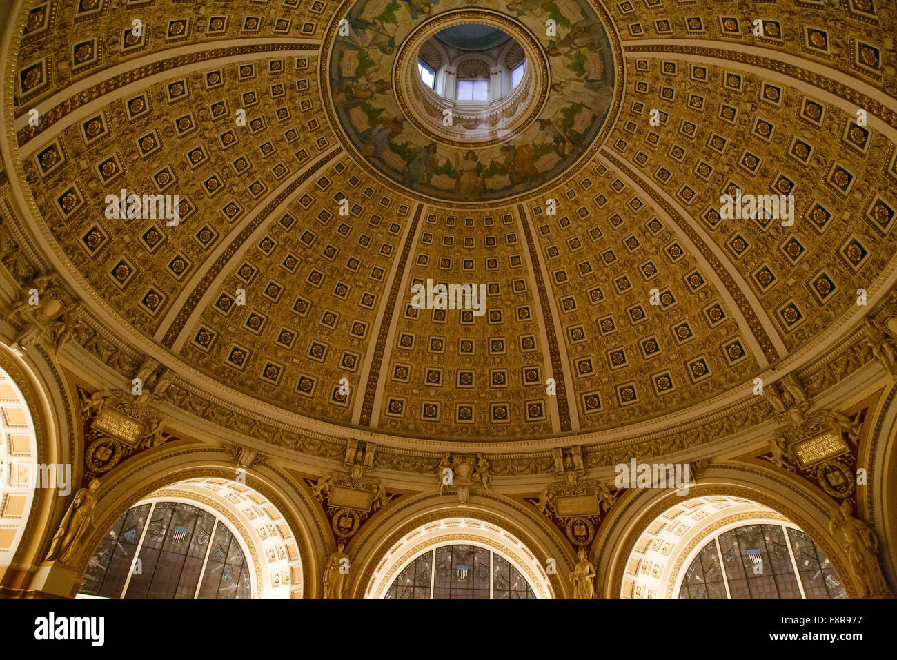 Library of Congress Ceiling Stock Photo - Alamy