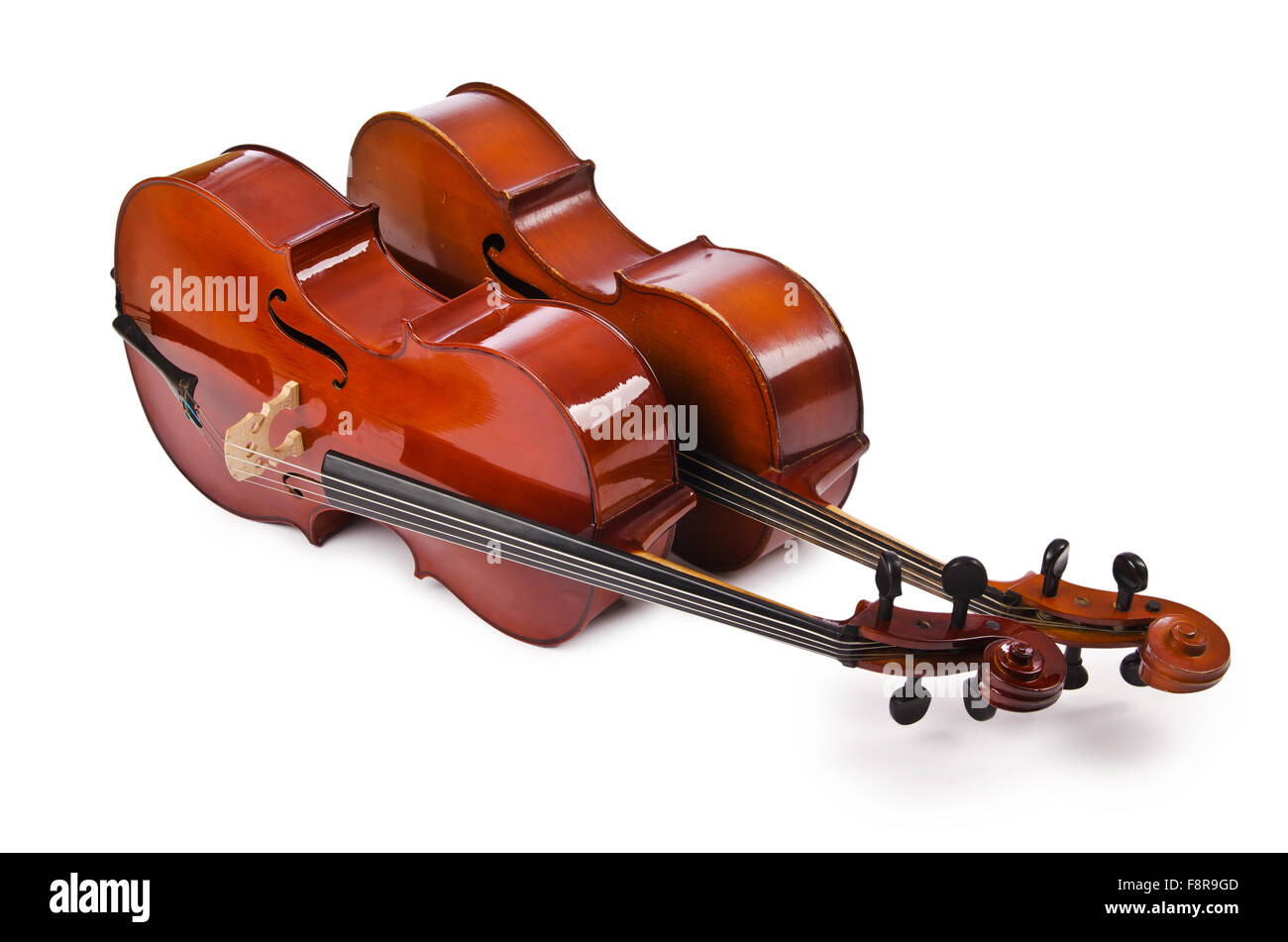 Musical instruments isolated on white Stock Photo - Alamy