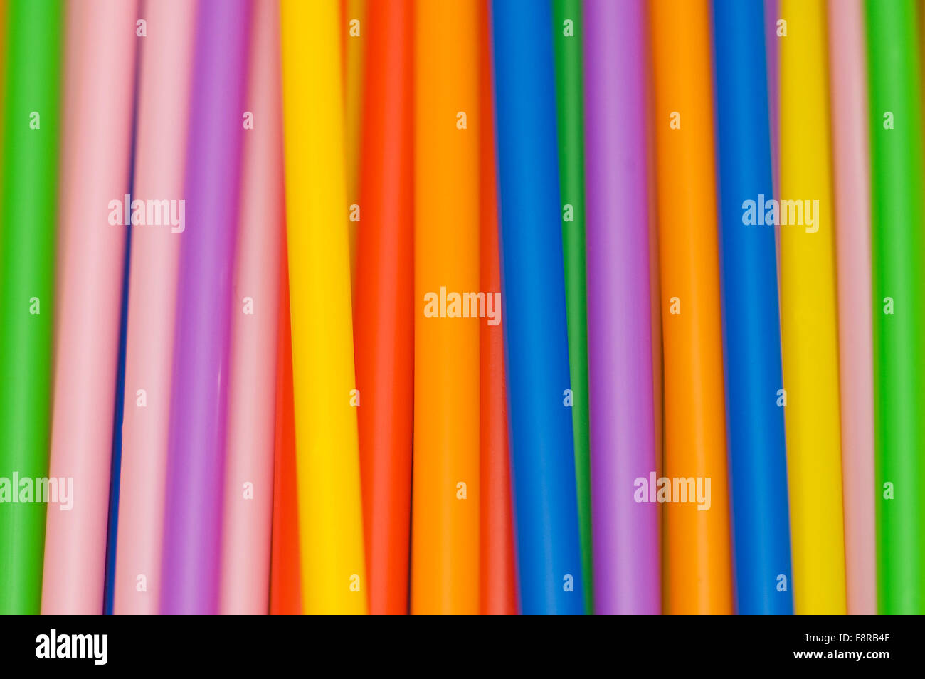 Striped straw various colours hi-res stock photography and images - Alamy