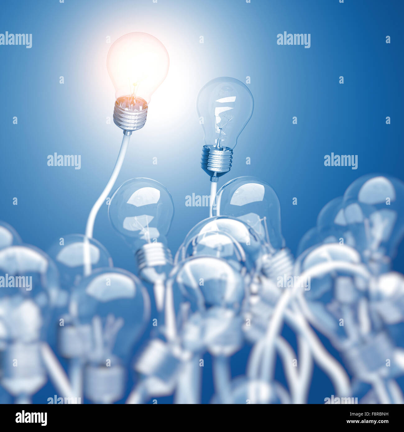 Bright Light Bulb Wallpaper