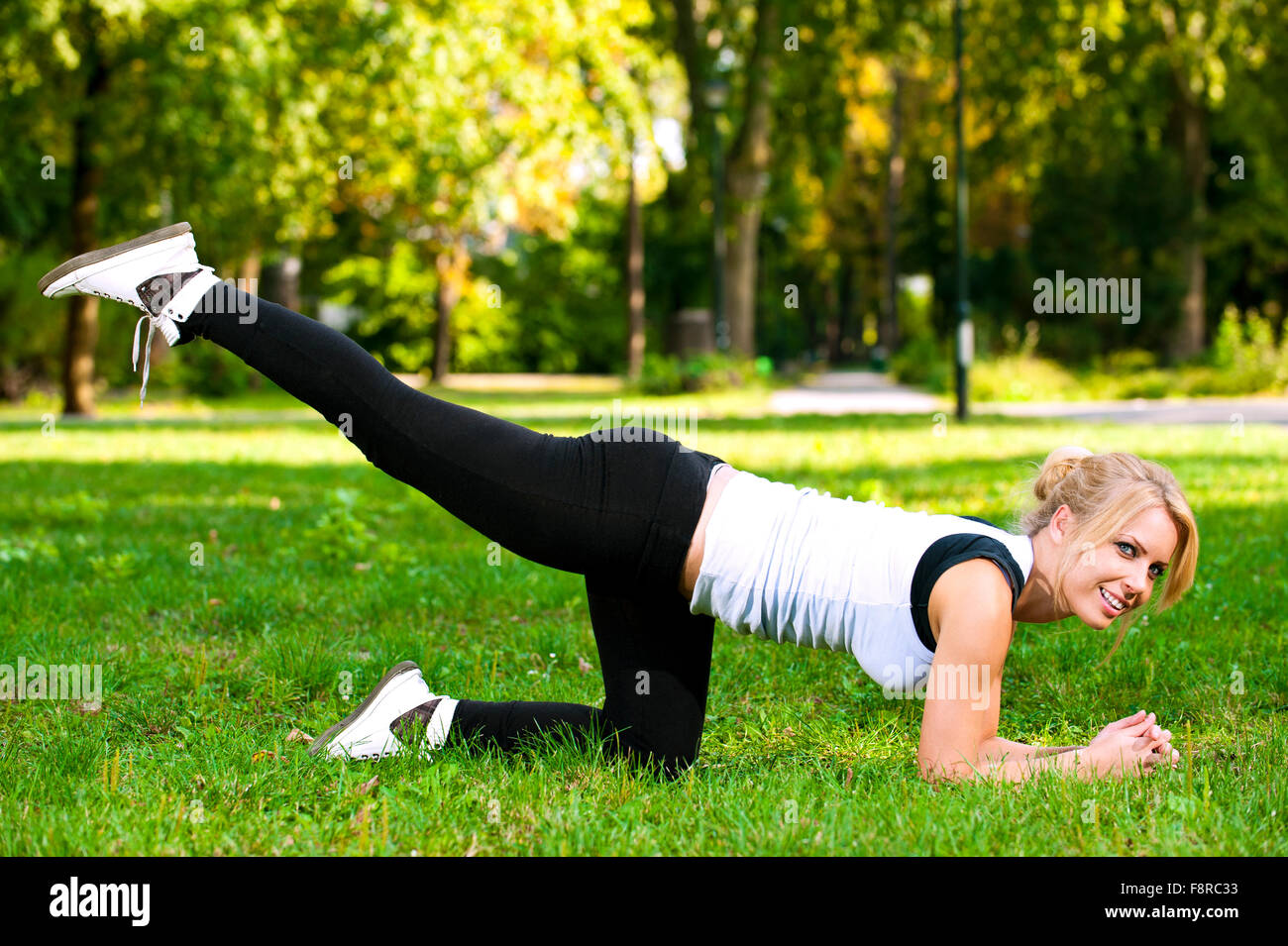 recreational exercise in nature, fresh air Stock Photo - Alamy