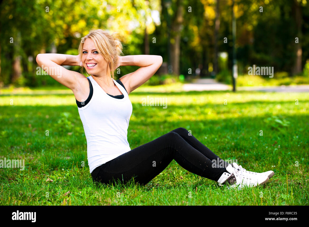 recreational exercise in nature, fresh air Stock Photo - Alamy