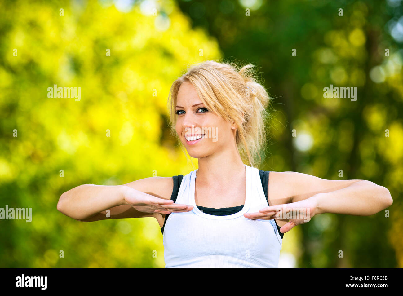 recreational exercise in nature, fresh air Stock Photo - Alamy
