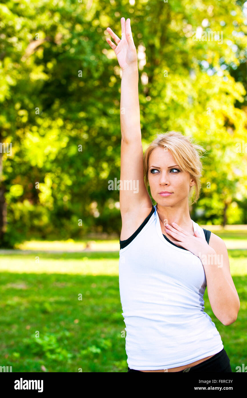 recreational exercise in nature, fresh air Stock Photo - Alamy